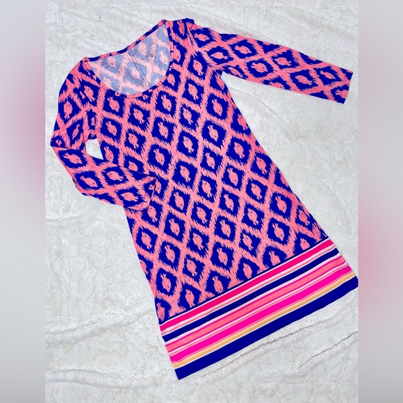 Lilly Pulitzer | Dresses | Lilly Pulitzer Beacon Dress Pink Blue Little ...